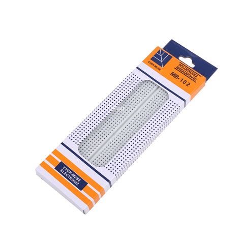 บอร์ดทดลองวงจร 830 รูเสียบ Breadboard Protoboard 830 Holes 16 5 X 5 5