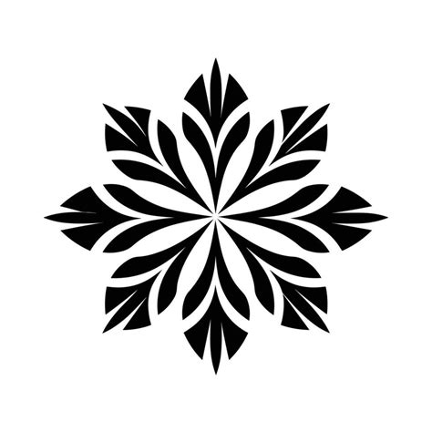Beautiful Christmas Snowflake 25453004 Vector Art At Vecteezy