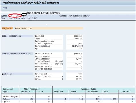 How To Run Sap St10 And Do Performance Analysis On Table Buffering
