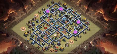 Best War Base Th13 With Link Anti Everything Town Hall Level 13 Cwl