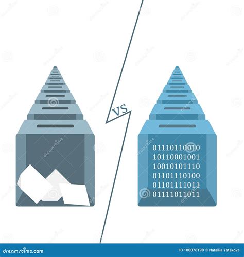 Blockchain Online Voting Concept Stock Vector Illustration Of Concept Citizen