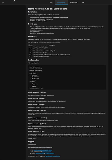 Problem Setting Up Samba Configuration Home Assistant Community