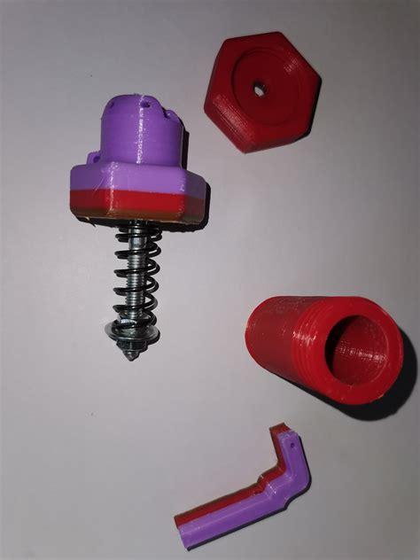 Stl File Reusable Airsoft Impact Cap Grenade 🔫 ・3d Printable Design To
