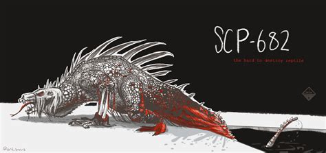 scp 682 Класс Кетер scp art Объекты scp scp Объекты the