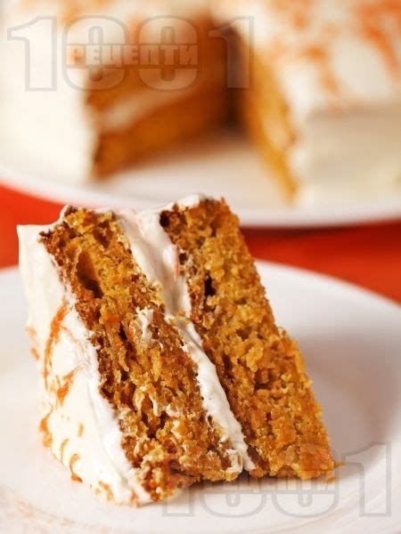 Лесна морковена торта с канела и сметанов крем Recipe Cake Recipes