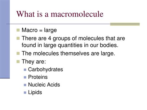 Ppt The Structure And Function Of Macromolecules Powerpoint Presentation Id 5575029