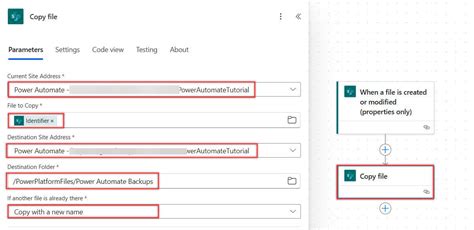 Power Automate Copy File When A File Is Created Or Modified In Sharepoint