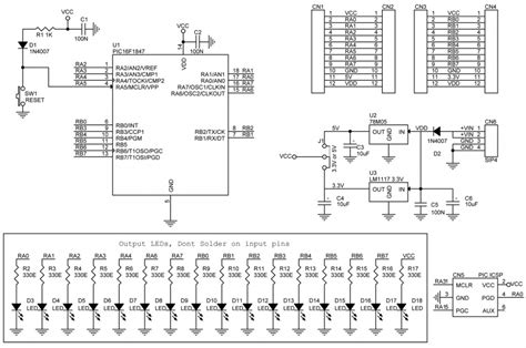 Building An 18 Pin Pic Development Board From Scratch