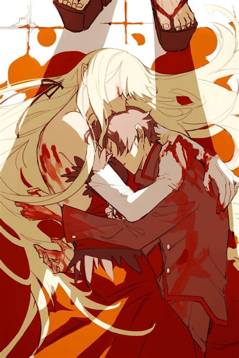 Oshino Shinobu Araragi Koyomi Kiss Shot Acerola Orion Heart Under