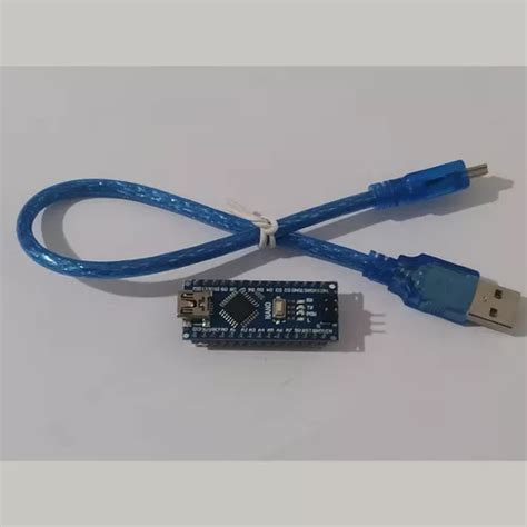 Arduino Nano Compativel Pinos Soldados C Cabo Usb Novo Parcelamento