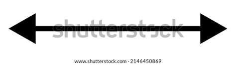Left Right Arrow Pointer Cursor Opposite Stock Vector Royalty Free