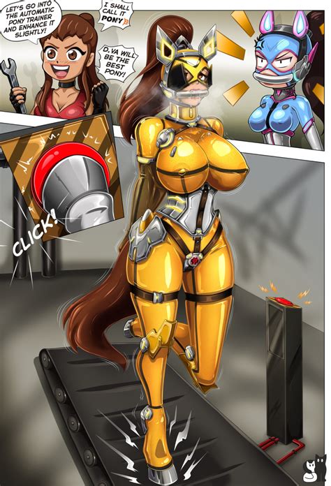 Rule 34 1girls 2d Activision Before And After Bit Gag Black Corset