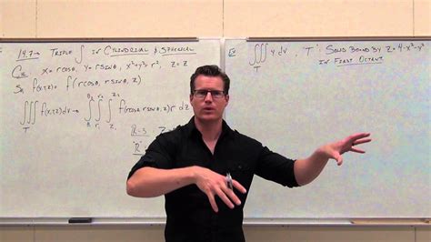 Calculus 3 Lecture 147 Triple Integrals Over Regions With Cylindrical