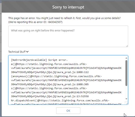 Error With Button On Lightning Datatable Noerrorobjectavailable