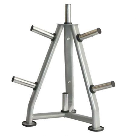 Soporte Discos Olímpicos Piramidal Pequeño Fitness Interior