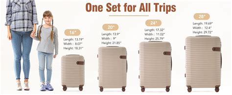 Merax Hardshell Luggage Sets 4 Piece Lightweight Durable