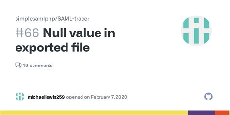 Null Value In Exported File Issue Simplesamlphp Saml Tracer