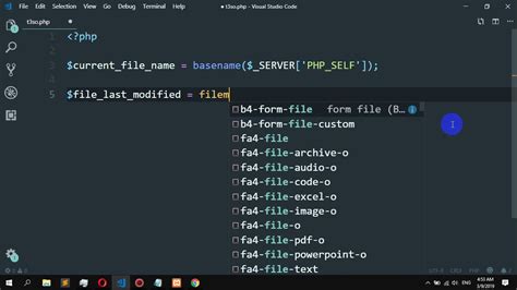 How To Display File Modification Date In PHP YouTube