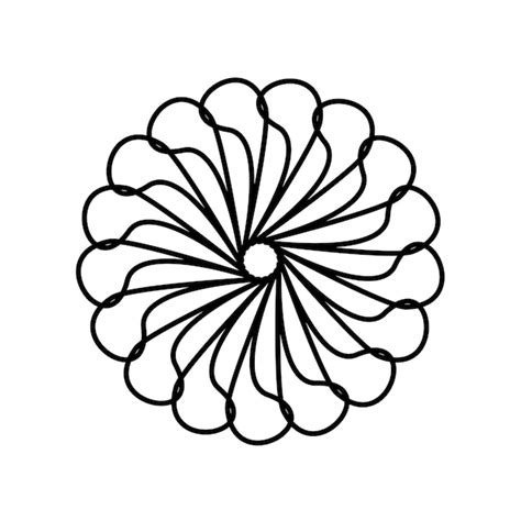 Premium Vector Circular Vector Pattern Design Eps