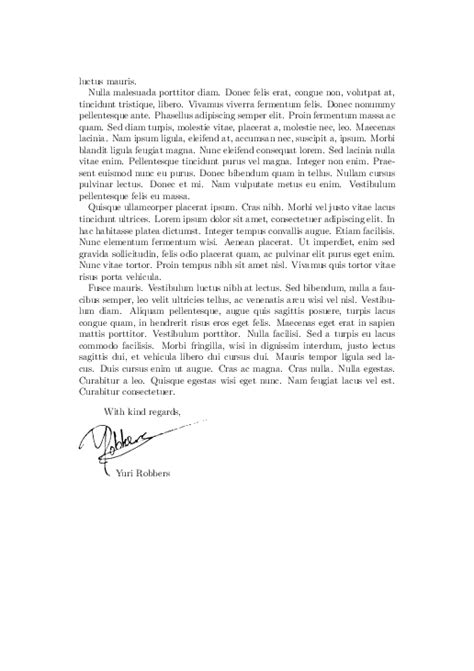 The Second Page Of The Output For Our Very Basic KOMA Script Letter Download Scientific Diagram