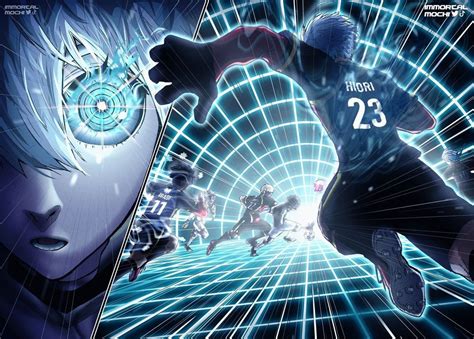 Hiori Colored By Immortalmochii Blue Anime Blue Lovk Blue