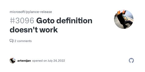 Goto Definition Doesn T Work Issue 3096 Microsoft Pylance Release