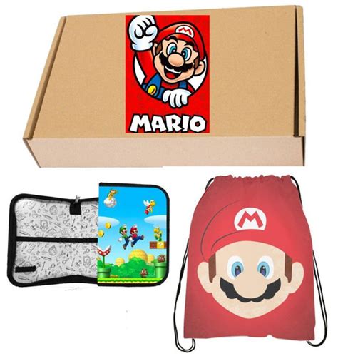 Бокс Super Mario набор школьника № 4 купить по выгодным ценам в