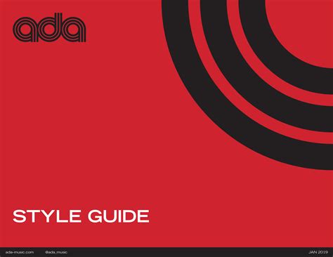Ada Branding Style Guides