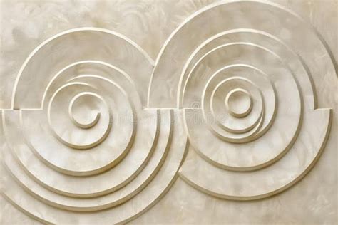 Depicting A Beige Background With Subtle Circular Patterns Creating An Elegant And Calming