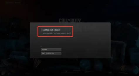 networking failed to start “error hueneme negev”in mw3 causes and