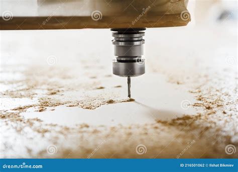 Machine With Computer Numerical Control For Cutting Wood With Various