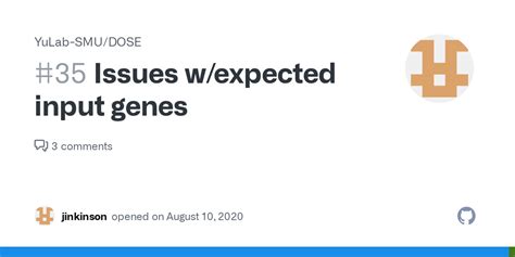 Issues W Expected Input Genes Issue Yulab Smu Dose Github