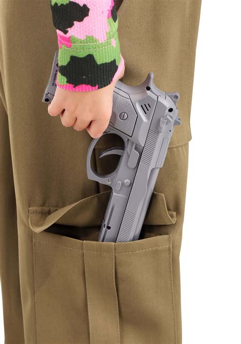 Pink Camo Army Costume For Girls