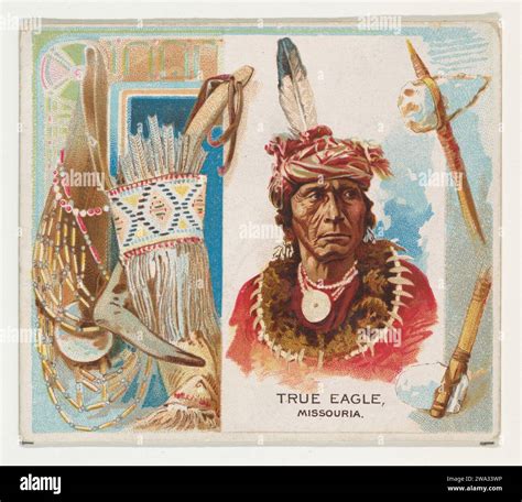 True Eagle Missouria From The American Indian Chiefs Series N36 For