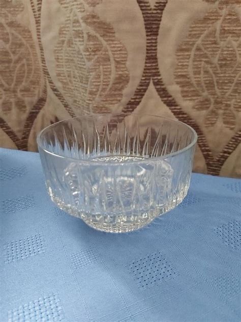 Ravenhead White Fire Bowls Sundae Glass 1970s Etsy