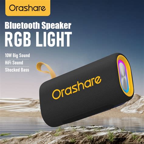 Orashare Bs08 Portable Bluetooth Speaker 10w Super Sound Tws Wireless Speaker With Rgb Shopee