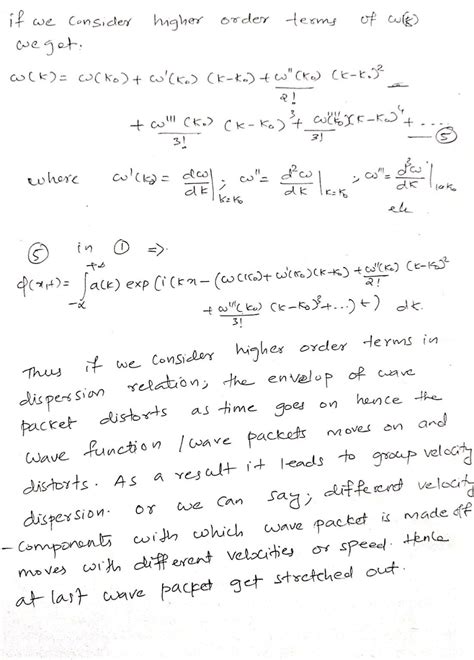 [solved] 5 The Time Dependent Schrodinger Equation For A Free Electron