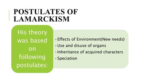 Theories Of Evolution Other Than Modern Synthetic Theory Ppt