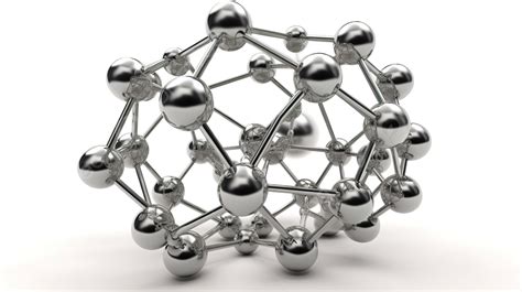 An Industrial Structure Consisting Of Silver Balls Background 3d