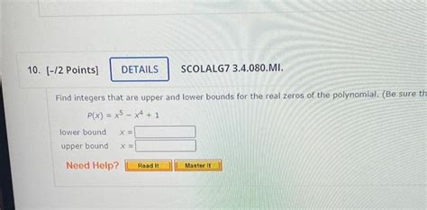 Solved Find Integers That Are Upper And Lower Bounds For The