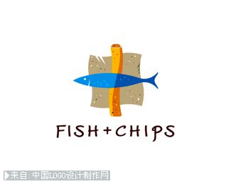 FISH CHIPS商标设计欣赏 LOGO图库 免费logo设计 logo在线生成设计 logo素材 标志图片设计