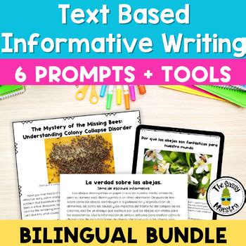 Informative Writing Text Based Prompts Bilingual Bundle For Th And Th