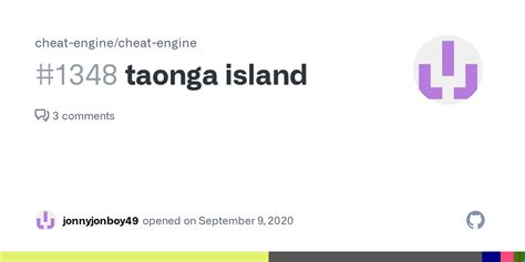 Taonga Island · Issue 1348 · Cheat Enginecheat Engine · Github