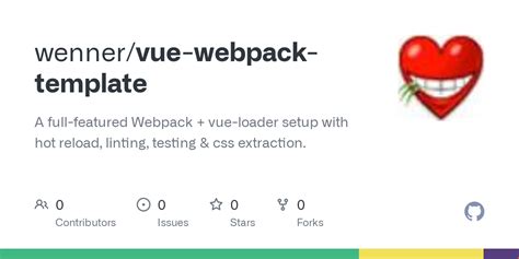 Github Wennervue Webpack Template A Full Featured Webpack Vue