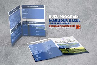 Template Buku Program Maulidur Rasul Kubah Biru