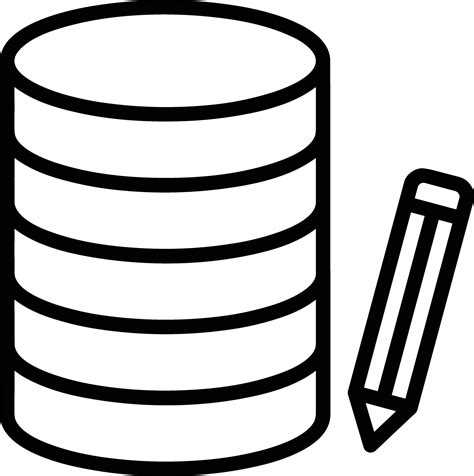 Storage Data Icon Symbol Image For Database Illustration Vector Art At Vecteezy