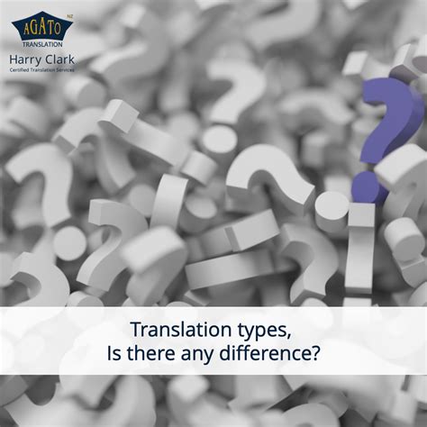 Translation Types Is There Any Difference Translation Types What Is