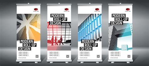 Premium Vector Set Of Rollup Templates