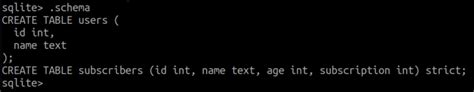 sqlite 테이블 구조 스키마 확인 2가지 방법 desc tablename 오솔길