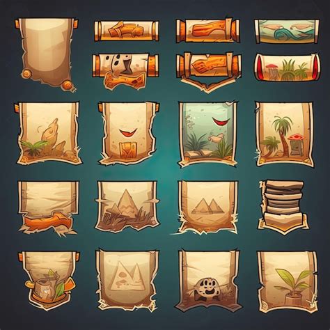 Premium Ai Image Antique Papyrus Scroll Game Ai Generated Letter